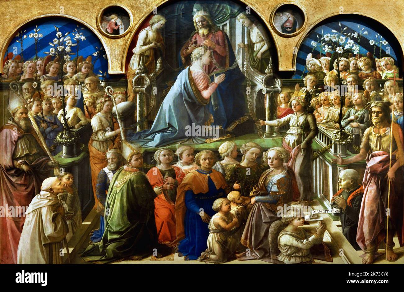 Filippo lippi incoronazione hi-res stock photography and images - Alamy