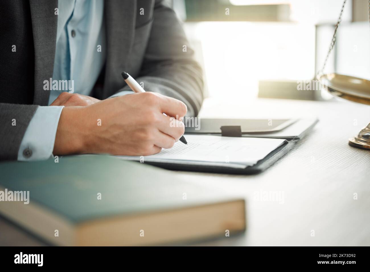 Signing on the dotted line. a businessman signing contracts Stock Photo ...
