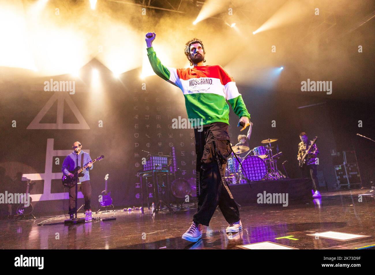 Milano, Italy. 16th Oct, 2022. Sergio Pizzorno, singer of English rock ...