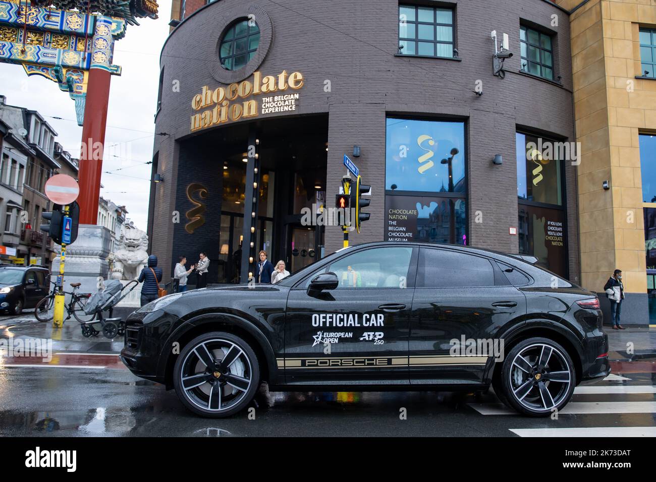 Illustration picture shows official tournament car during a media day ...