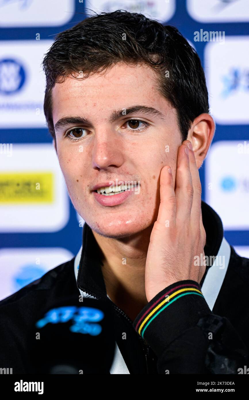 Belgian Gilles-Arnaud Bailly pictured during a press conference ahead ...