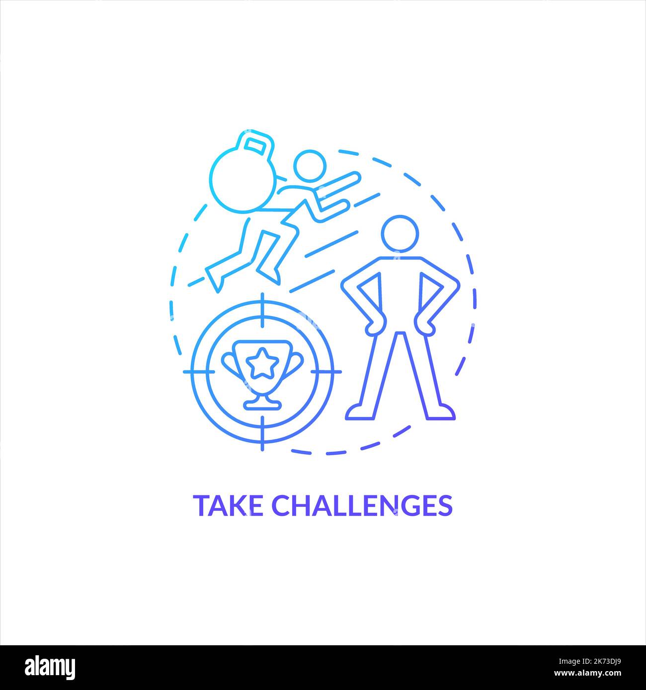 Take challenges blue gradient concept icon Stock Vector Image & Art - Alamy Take challenges blue gradient concept icon Stock Vector Image & Art - Alamy