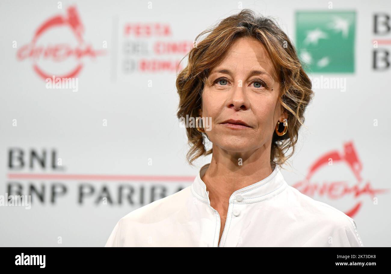 October 17, 2022, ROME: Italian actor Carlotta Natoli poses during a ...
