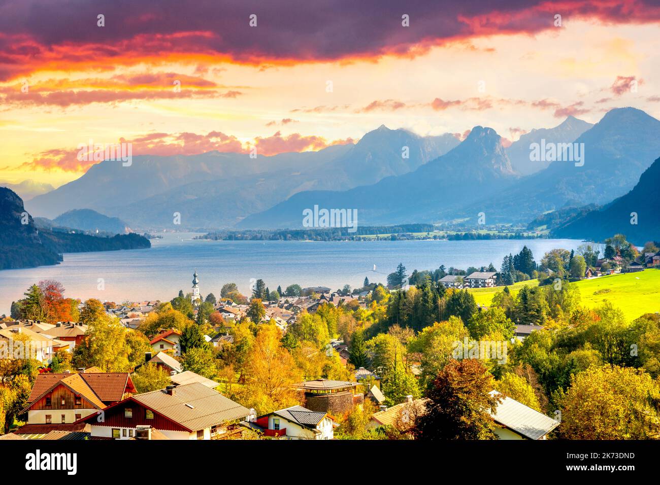 Sankt gilgen wolfgangsee lake hi-res stock photography and images - Alamy