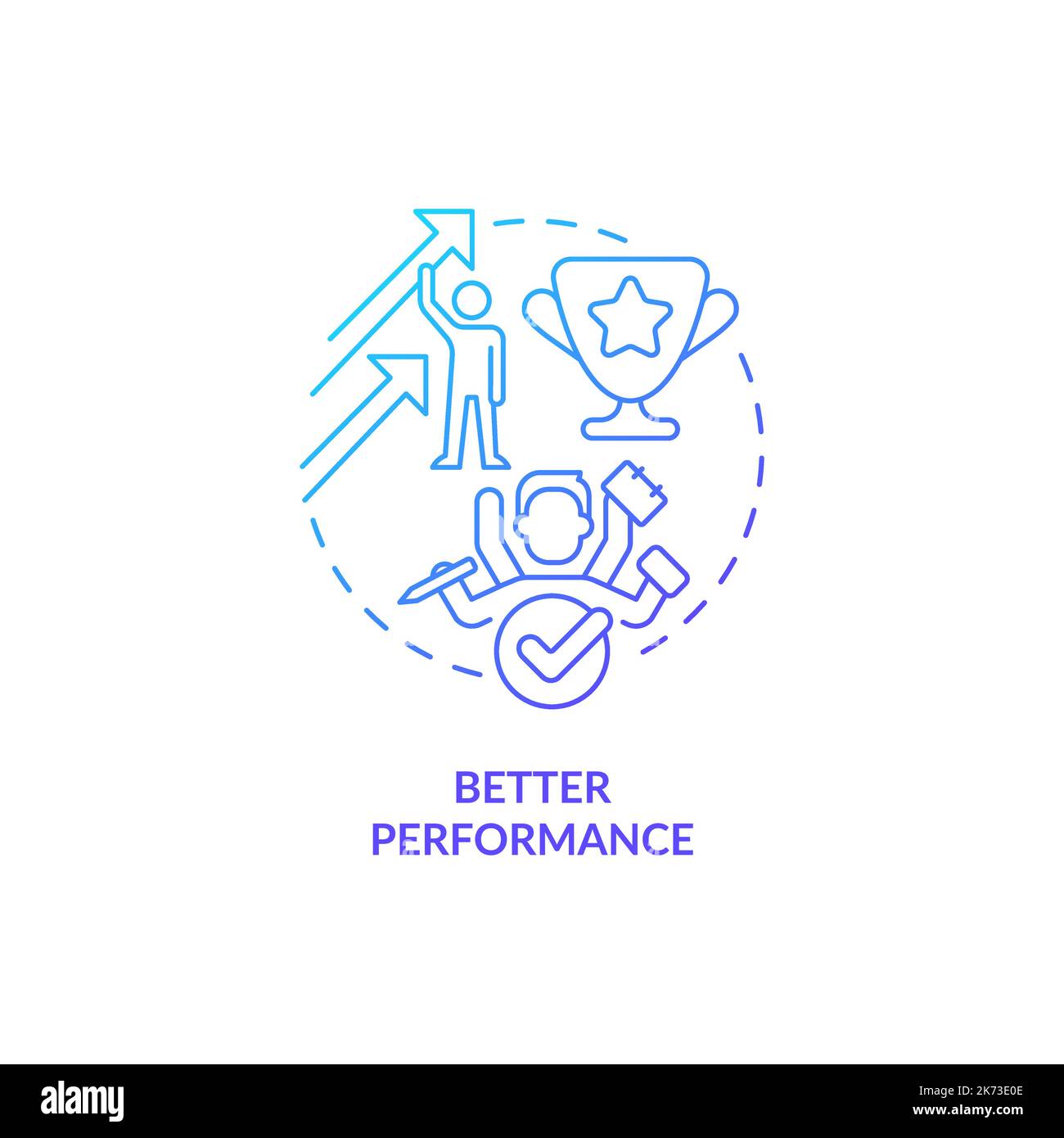 Development performance self improvement Cut Out Stock Images ...