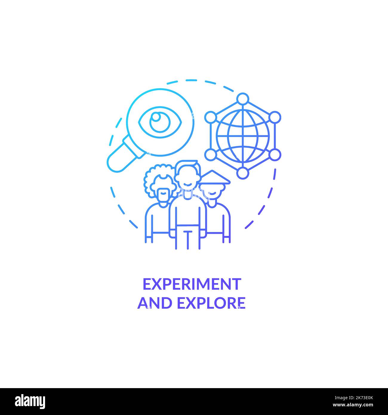 Self experiment Stock Vector Images - Alamy