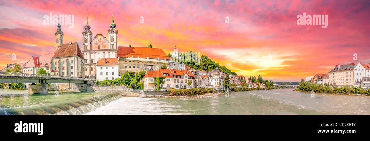 Historical city of Steyr, Austria Stock Photo - Alamy