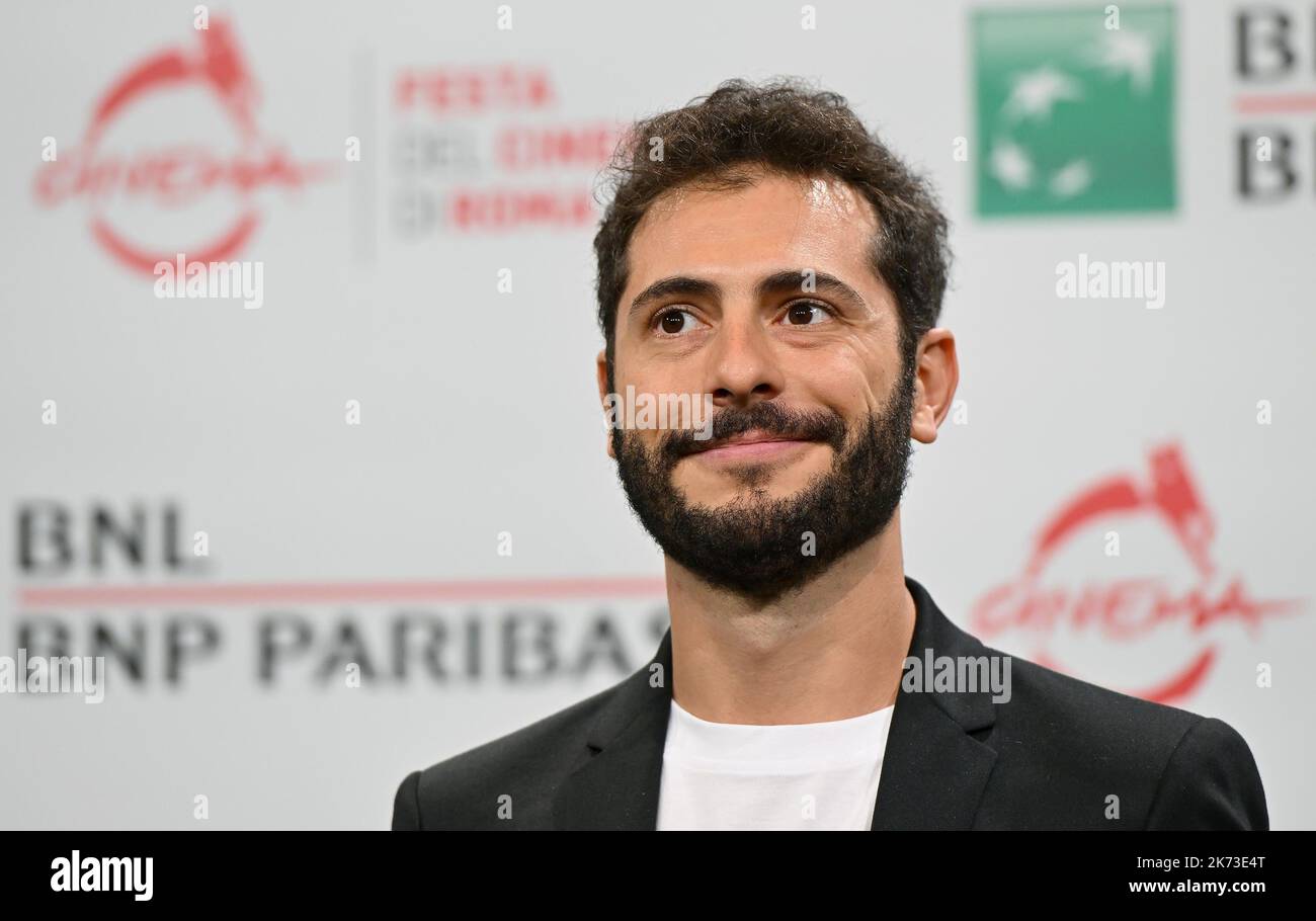 October 17, 2022, ROME: Italian actor Daniele De Angelis poses during a ...