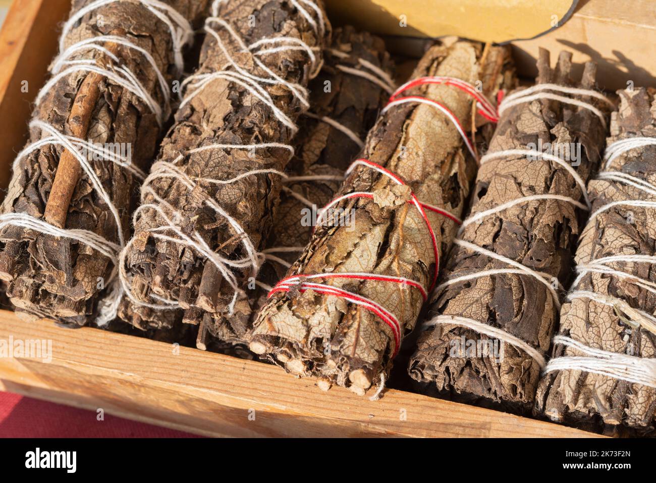 Incense of Black Sage Stock Photo - Alamy