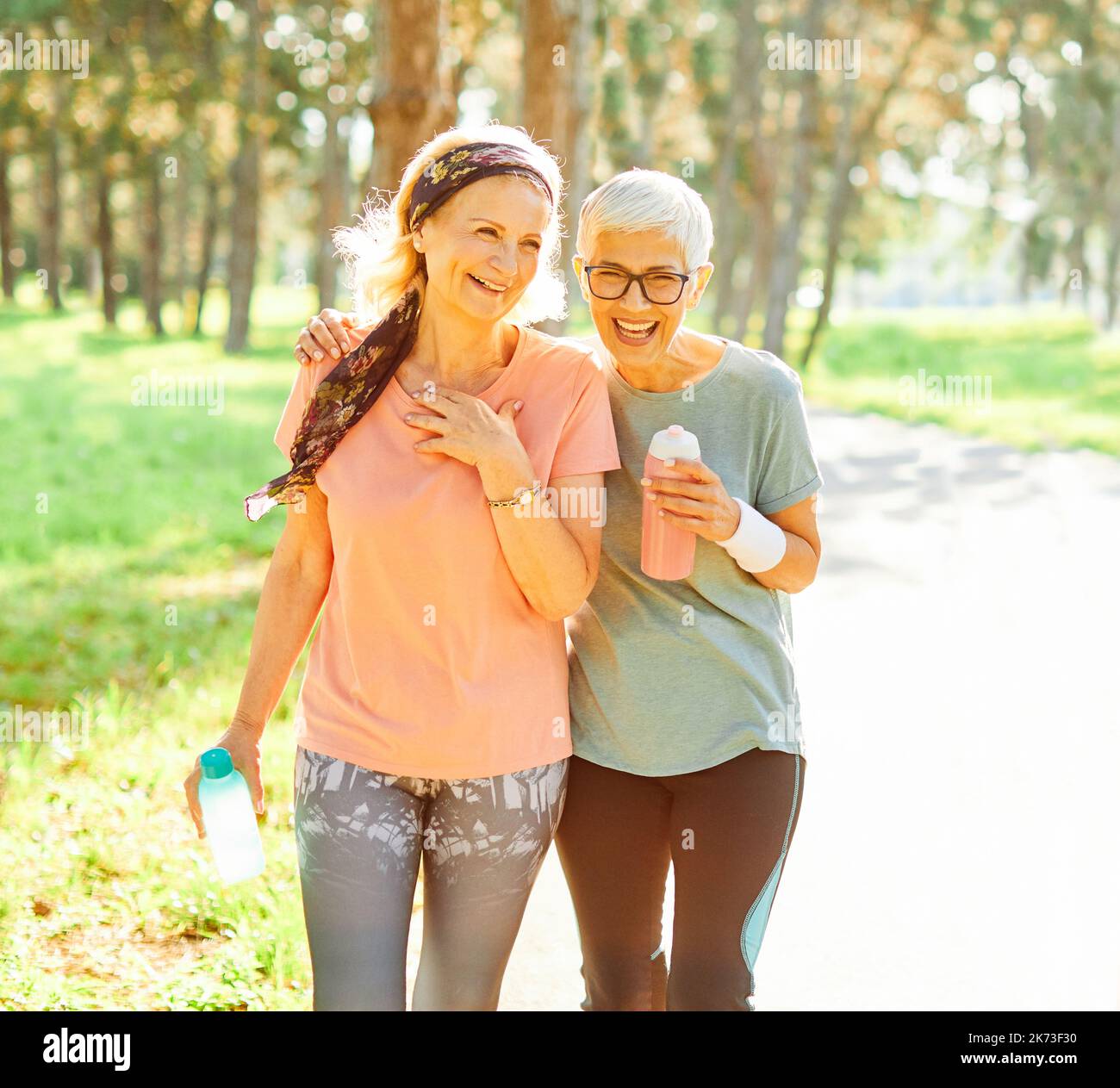 outdoor senior fitness woman lifestyle active sport exercise healthy ...