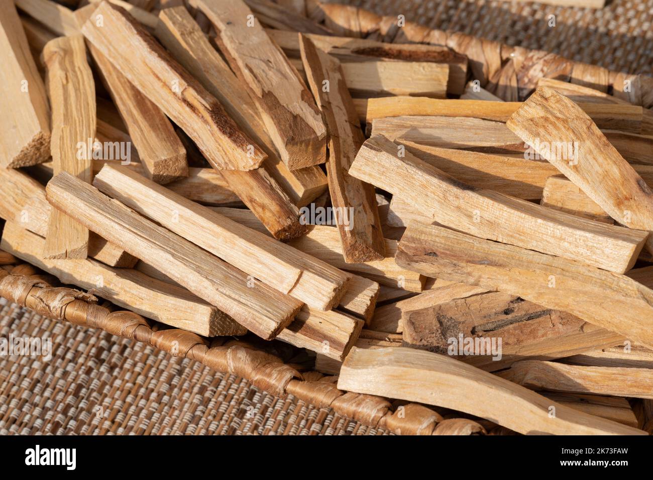 Palo Santo Tree Incense Sticks Stock Photo - Alamy