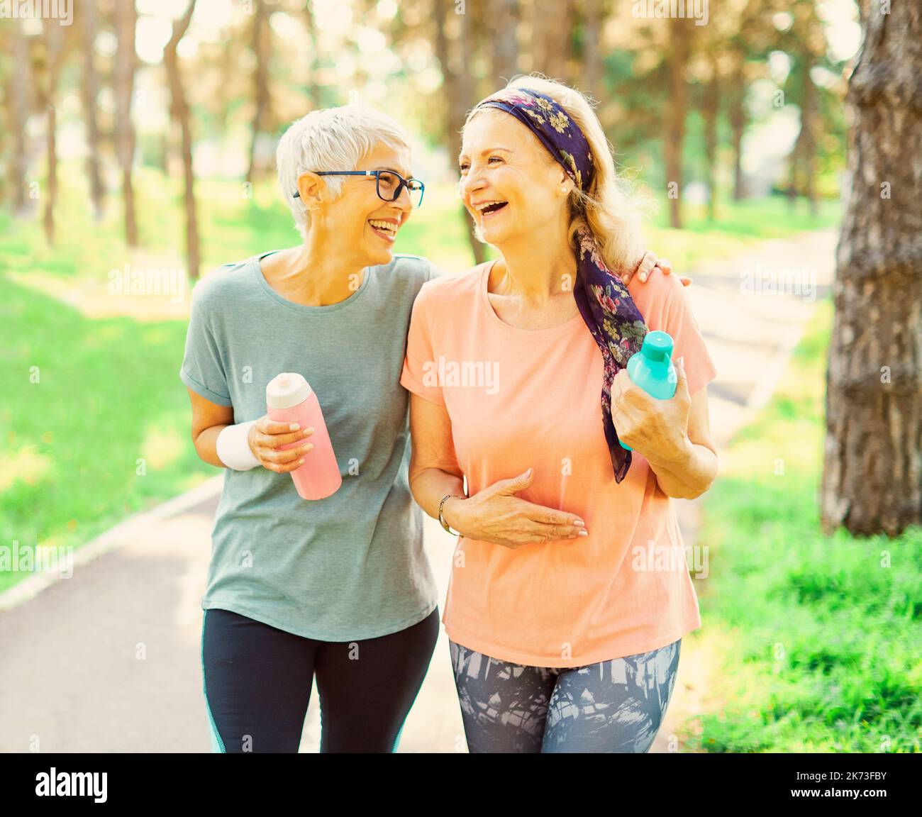 outdoor senior fitness woman lifestyle active sport exercise healthy ...