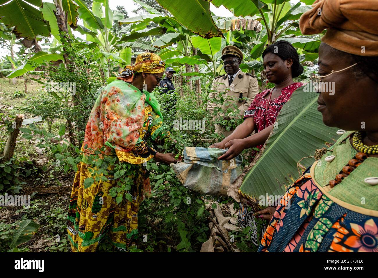 Marie-Thérèse Abena Ondoa, Minister of Women's Empowerment and the ...