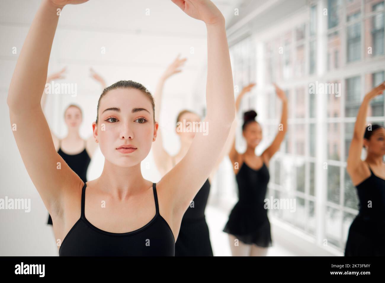 I got the green light, I got a little fight. a group of ballet dancers ...