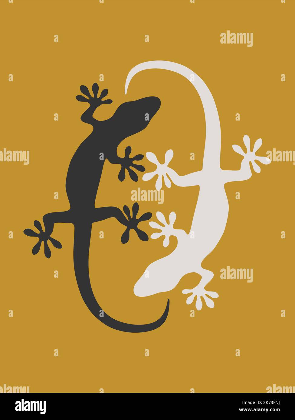 Leopard geckos Stock Vector Images - Alamy