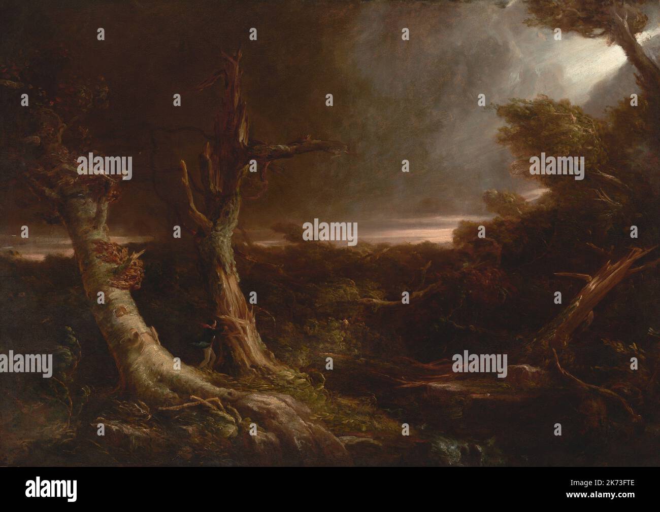 Thomas Cole, America's leading landscape painter during the first half ...