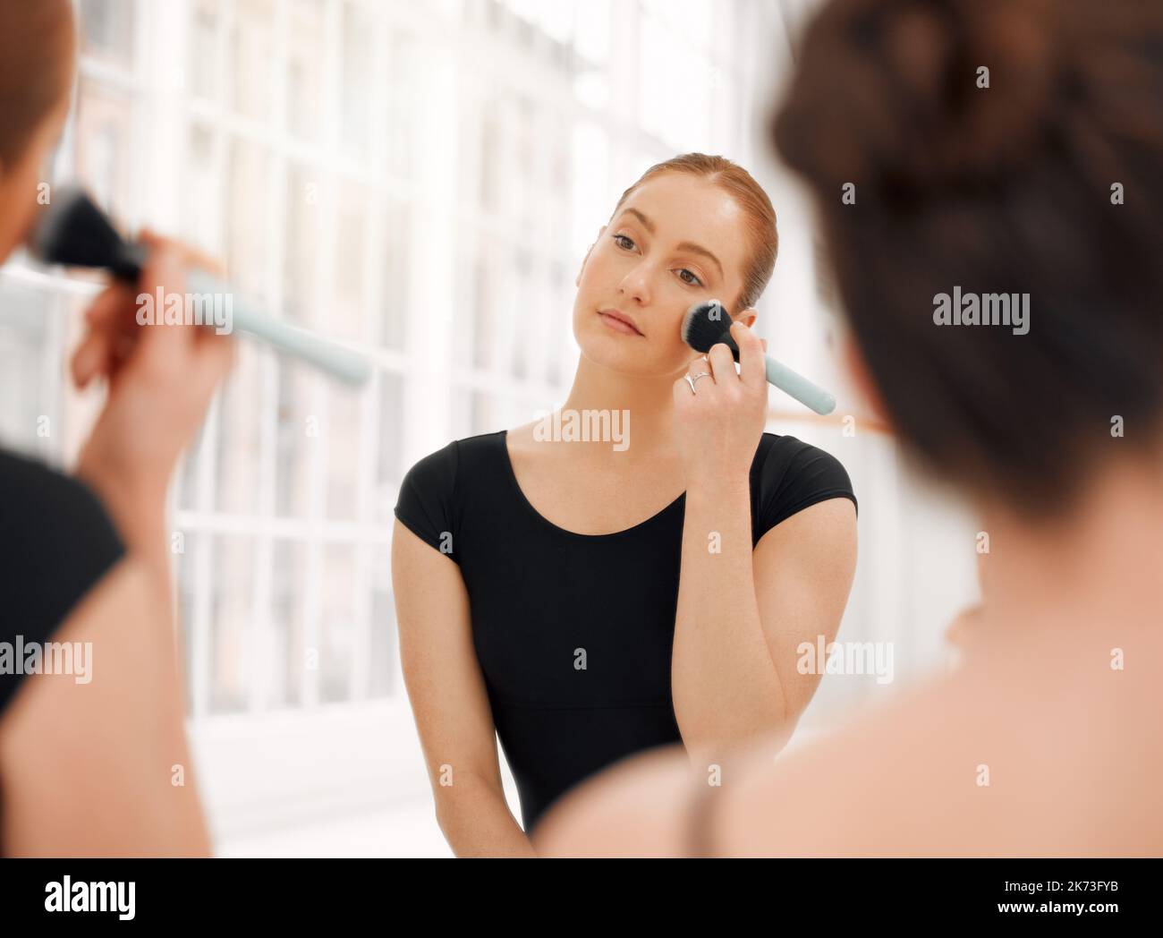 Oh, reckless abandon. a group of ballet dancers preparing to go on ...