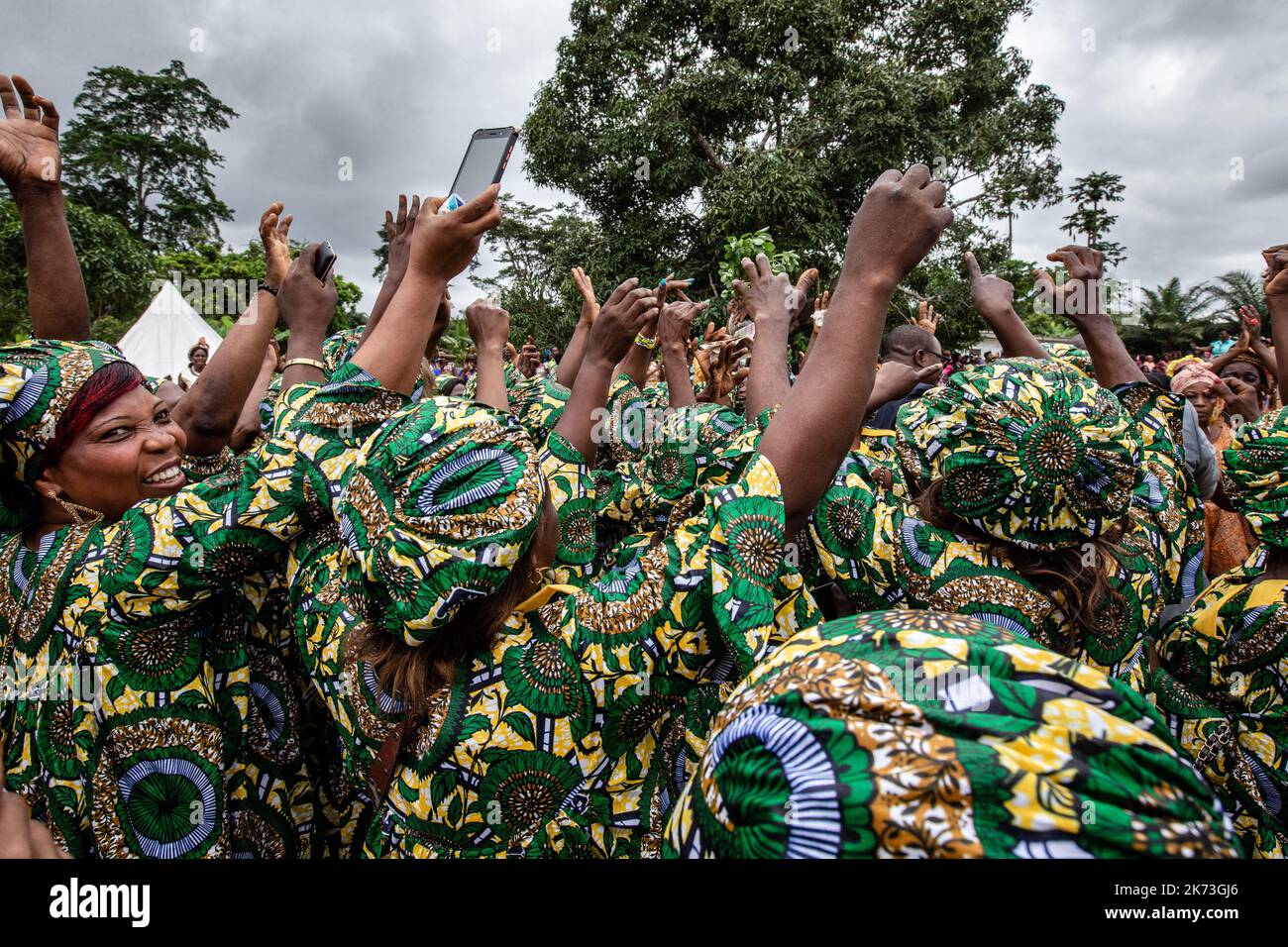 Rural women wearing traditional clothing from the delegation of Dibang ...