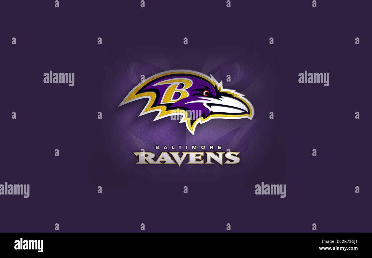Logo of the Baltimore Ravens American football team Stock Photo - Alamy