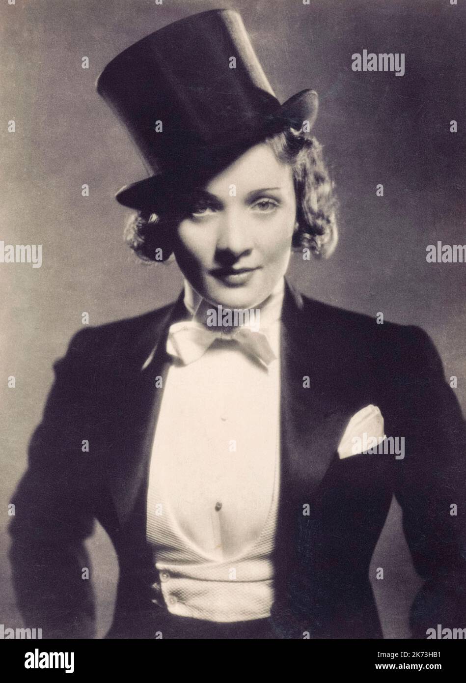 Marlene Dietrich, 1901 - 1992. German-born American film actress. Full ...