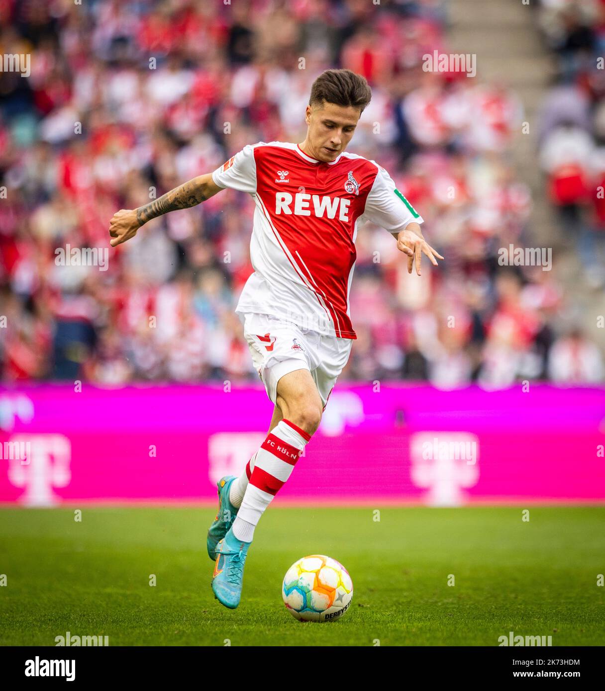 Köln, 16.10.2022 Denis Huseinbasic (Köln) 1. FC Köln - FC Augsburg Fussball; Saison 2022/23 Foto ...