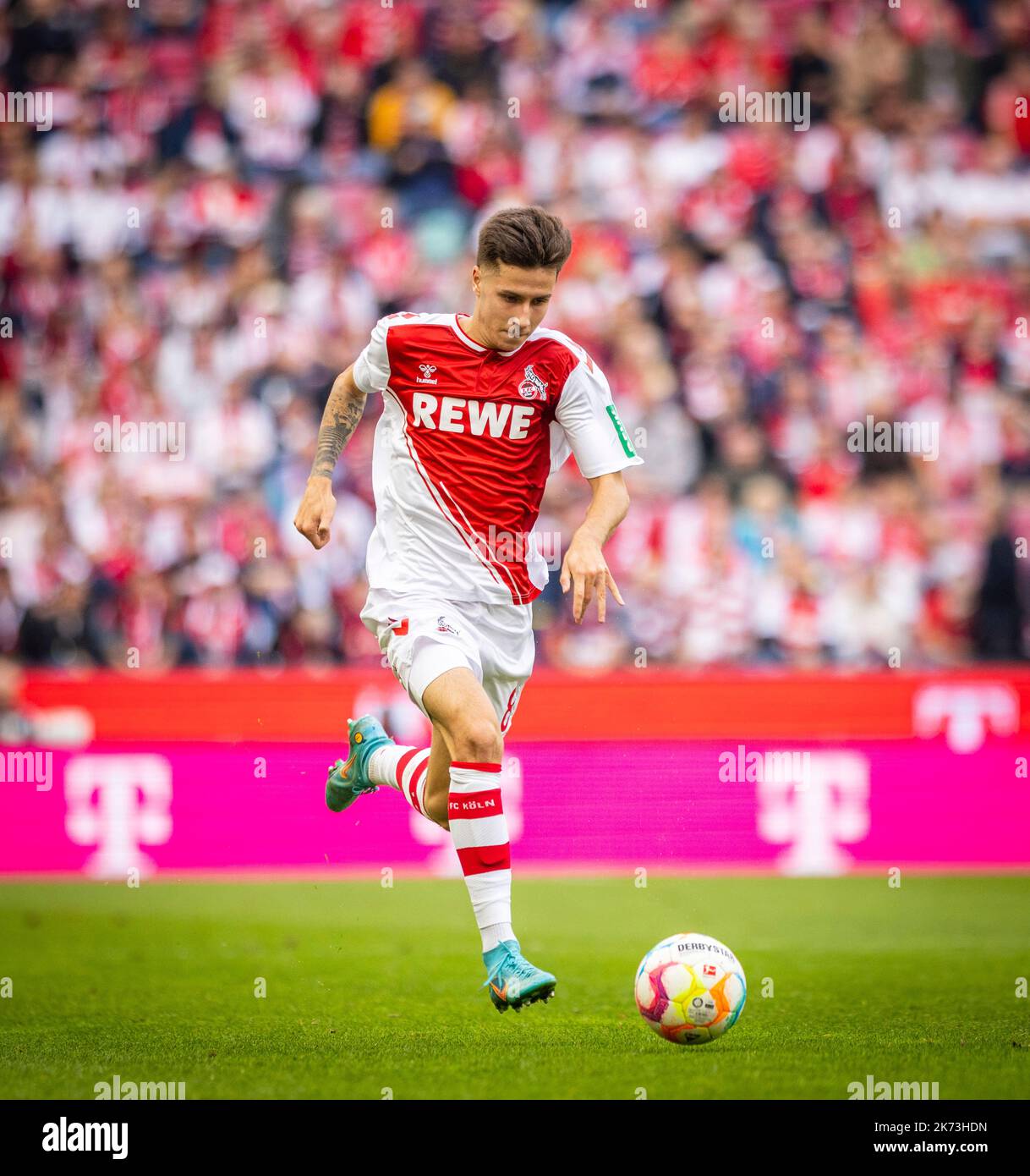 Köln, 16.10.2022 Denis Huseinbasic (Köln) 1. FC Köln - FC Augsburg ...