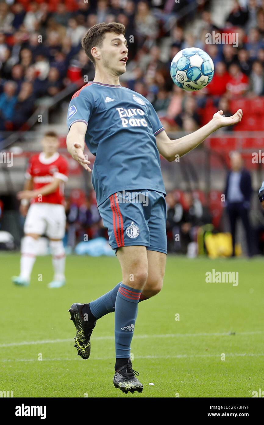 ALKMAAR, 16-10-2022, AFAS Stadium. Dutch football, Eredivisie, season ...