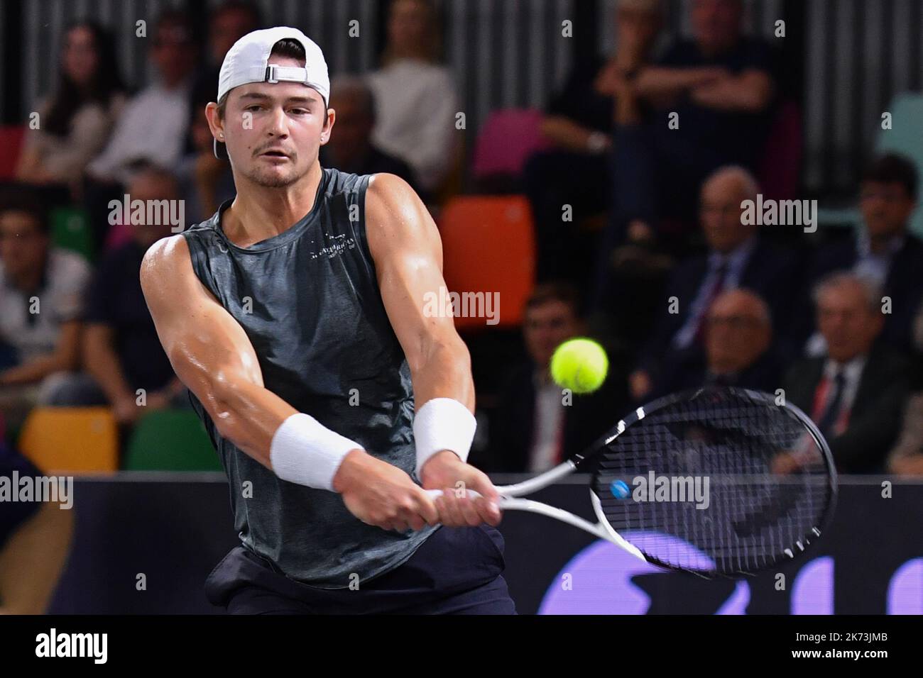 Florence, Italy. 16th Oct, 2022. J.J. Wolf of United States during ...