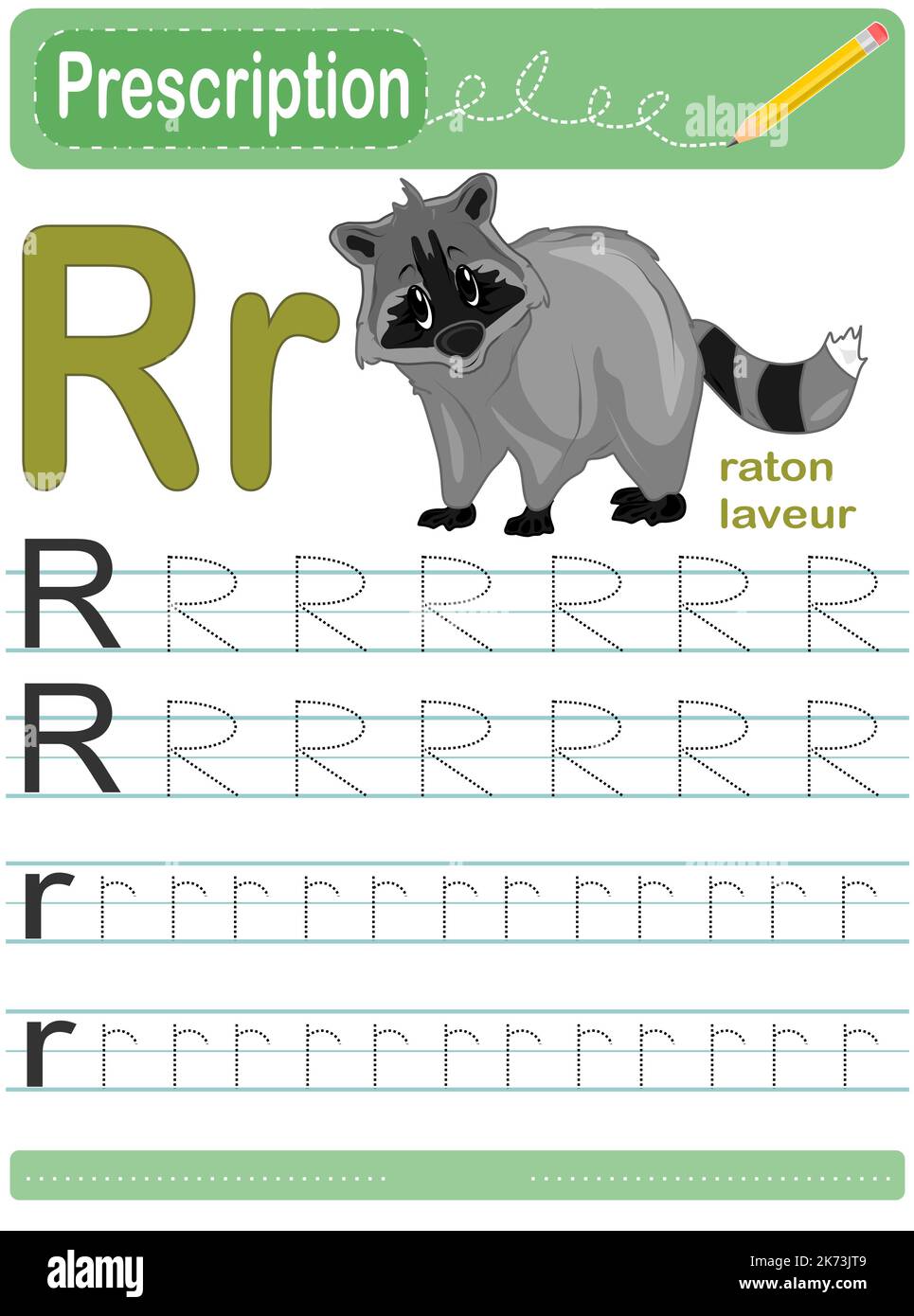 raccoon and abc Stock Photo - Alamy