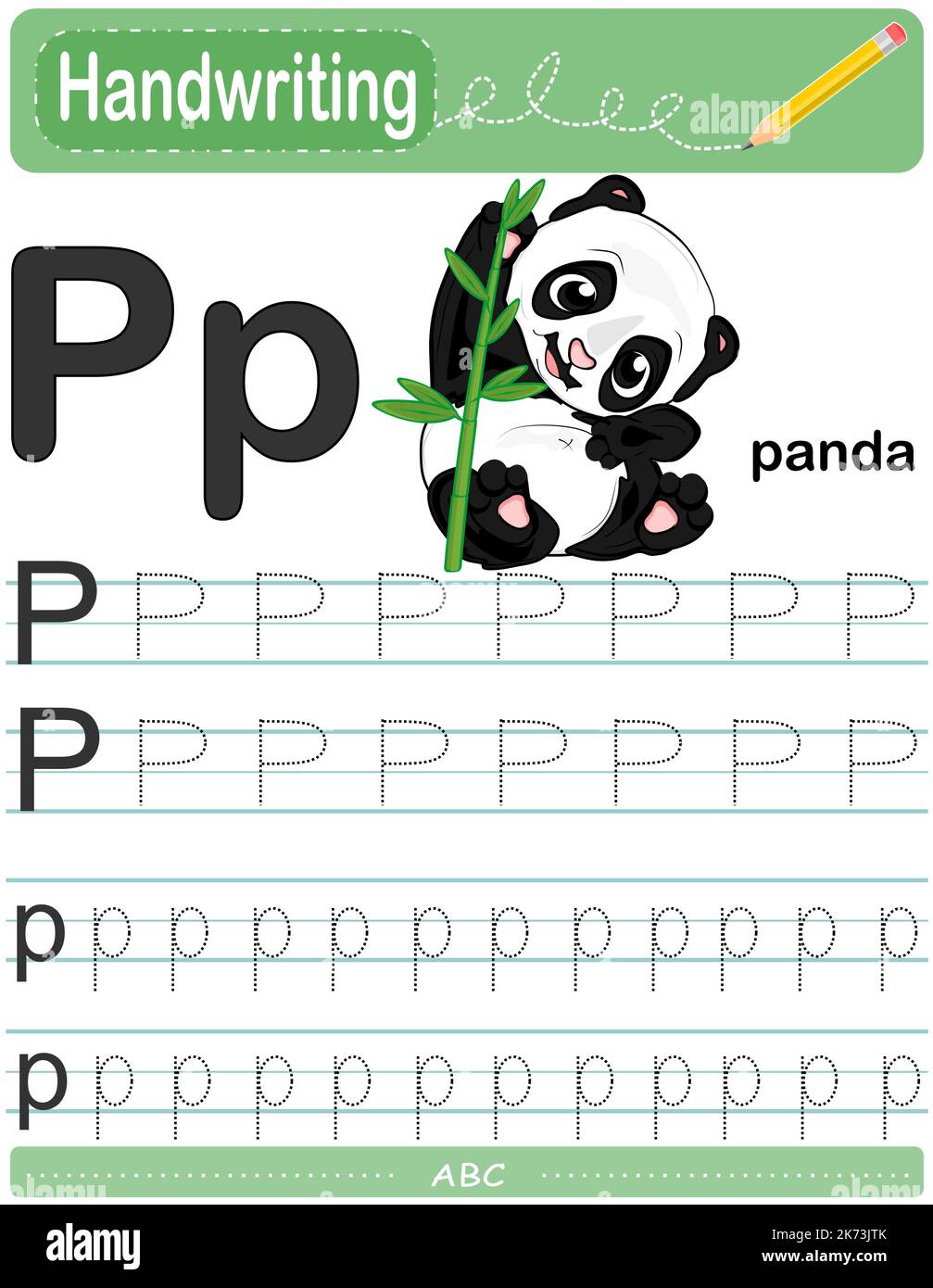 handwriting letter p Stock Photo - Alamy