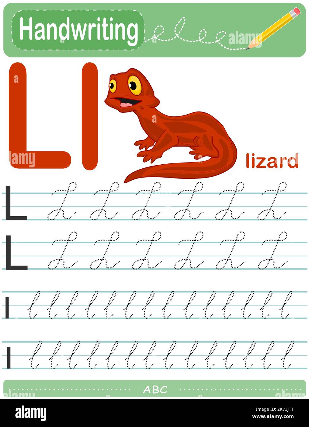 Worksheet children letter learn hi-res stock photography and images - Alamy