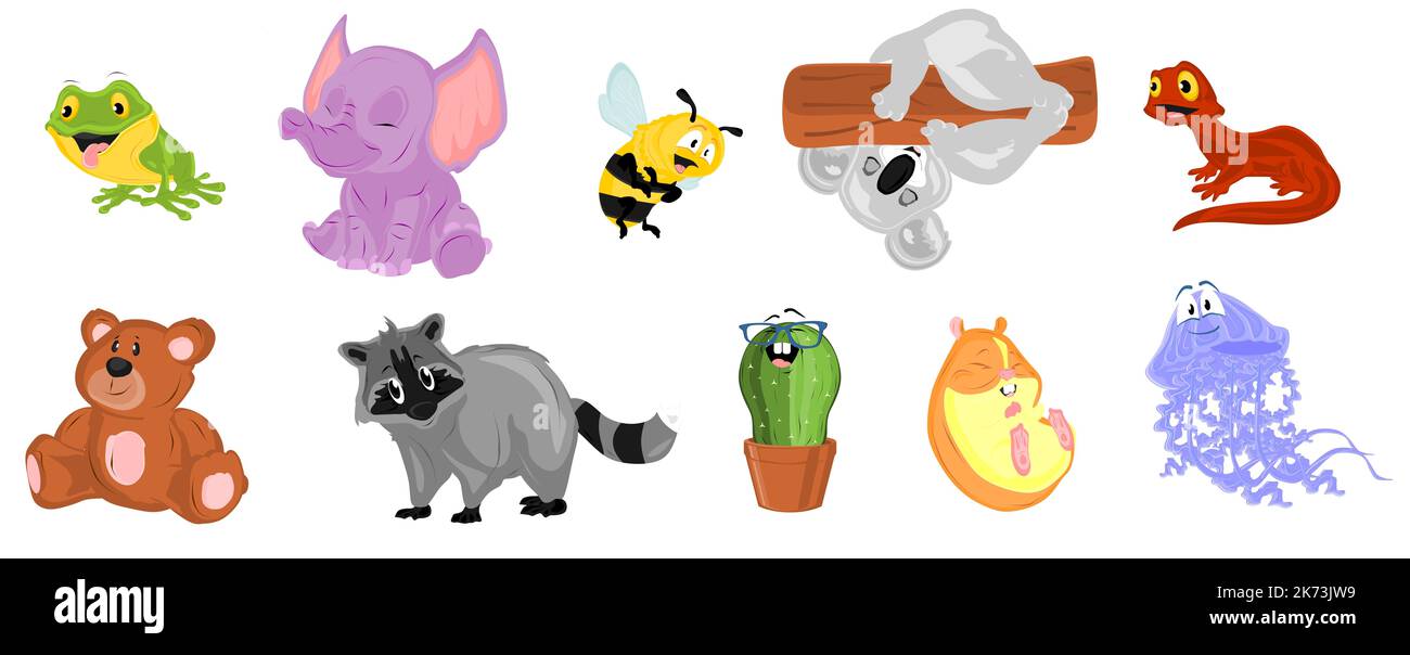 set of animals Stock Photo - Alamy