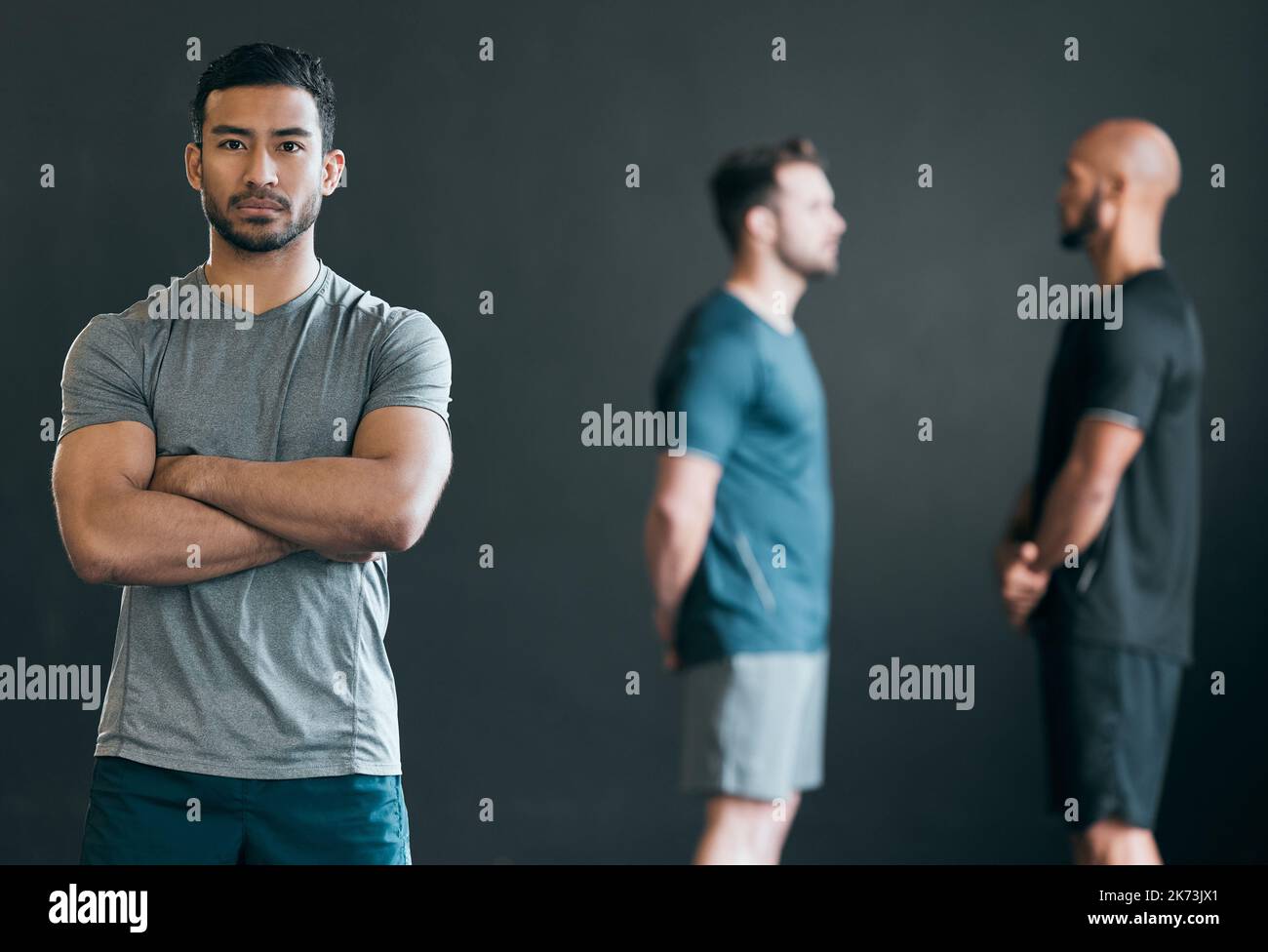 Surround yourself with people who improve you. Cropped portrait of a ...