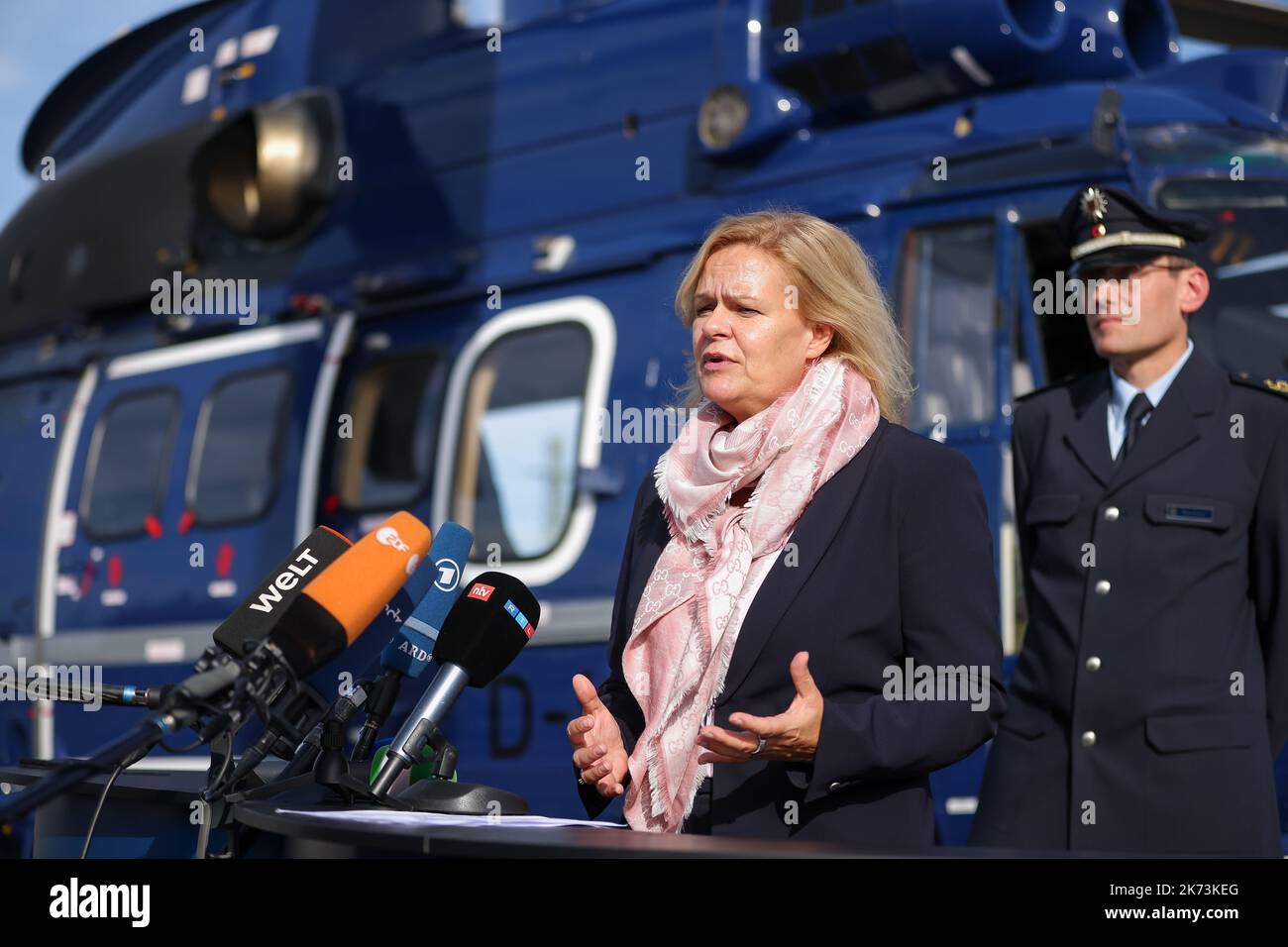 Leipzig, Germany. 17th Oct, 2022. Federal Minister of the Interior ...
