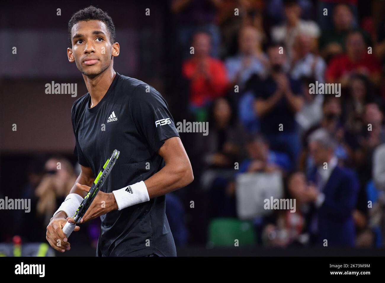 Pala Wanny, Florence, Italy, October 16, 2022, Felix Auger-Aliassime of ...