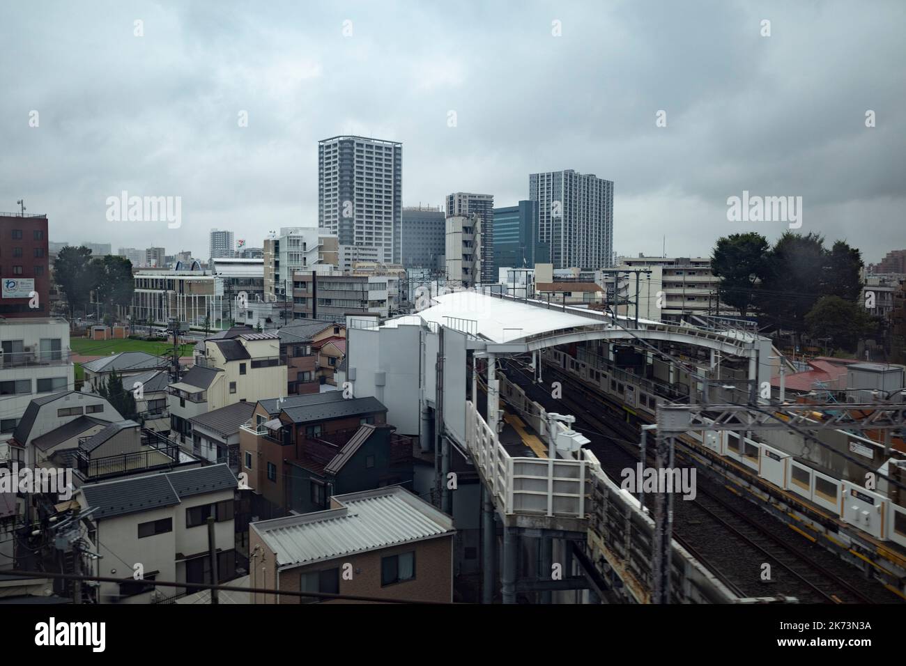 Tokyo, Japan. 6th Oct, 2022. Shimo-shimmei Station on the Tokyu ...