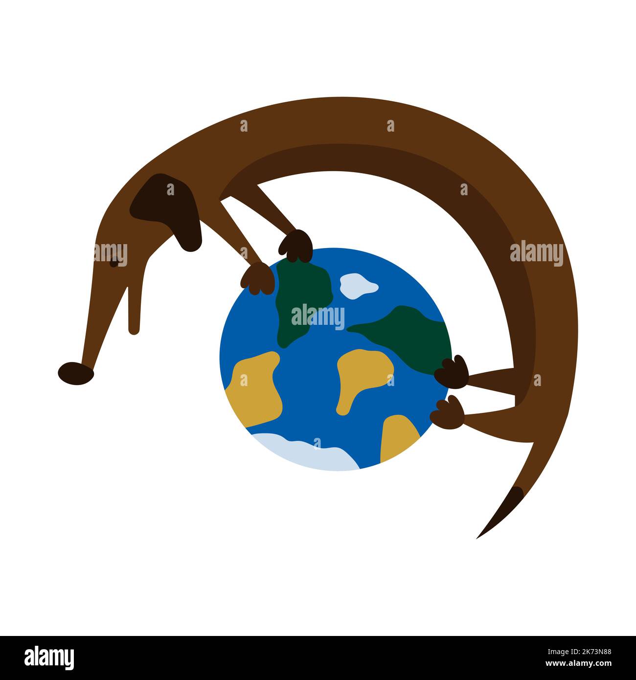 Huge dog Stock Vector Images - Alamy