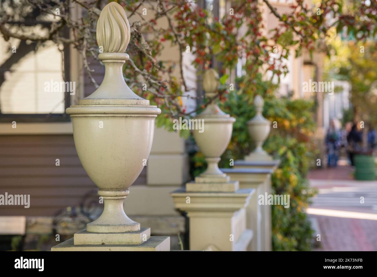 Decorative fence posts hi-res stock photography and images - Alamy