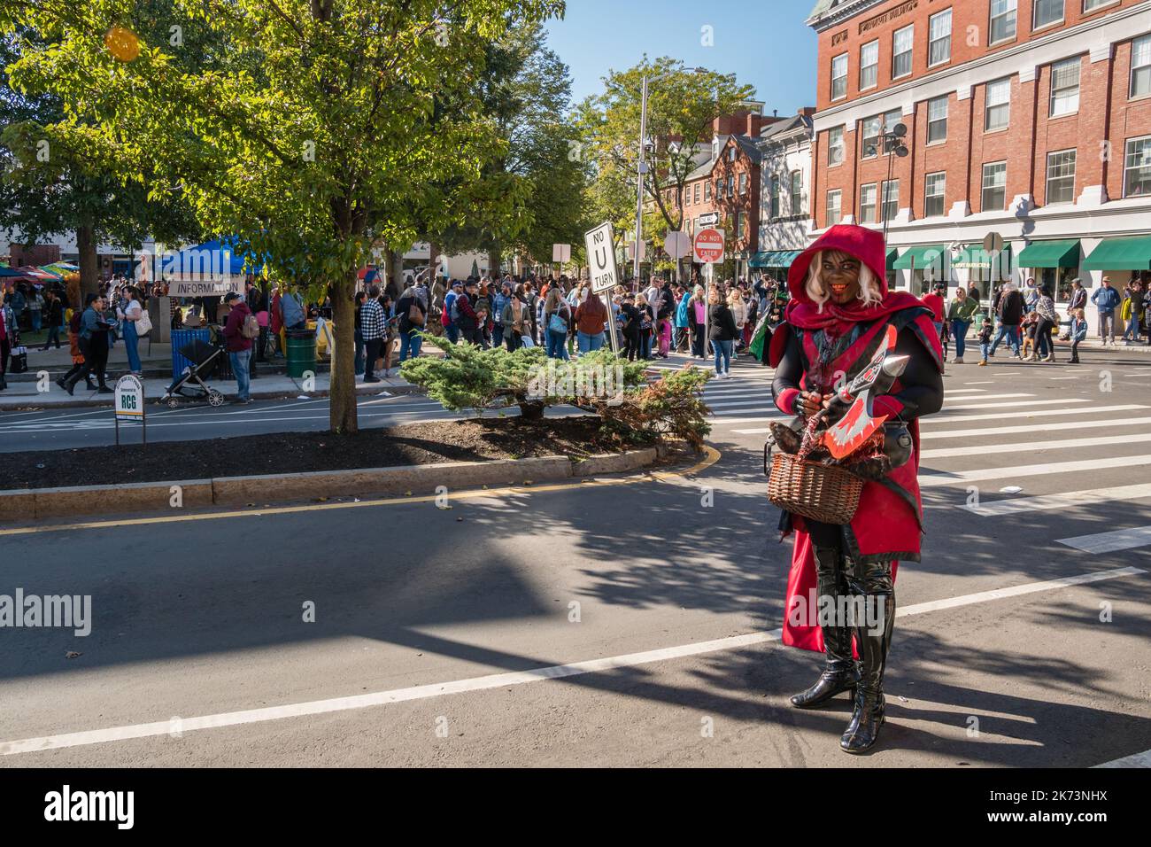 Salem, MA, US-October 9, 2022: The annual Haunted Happenings event held ...