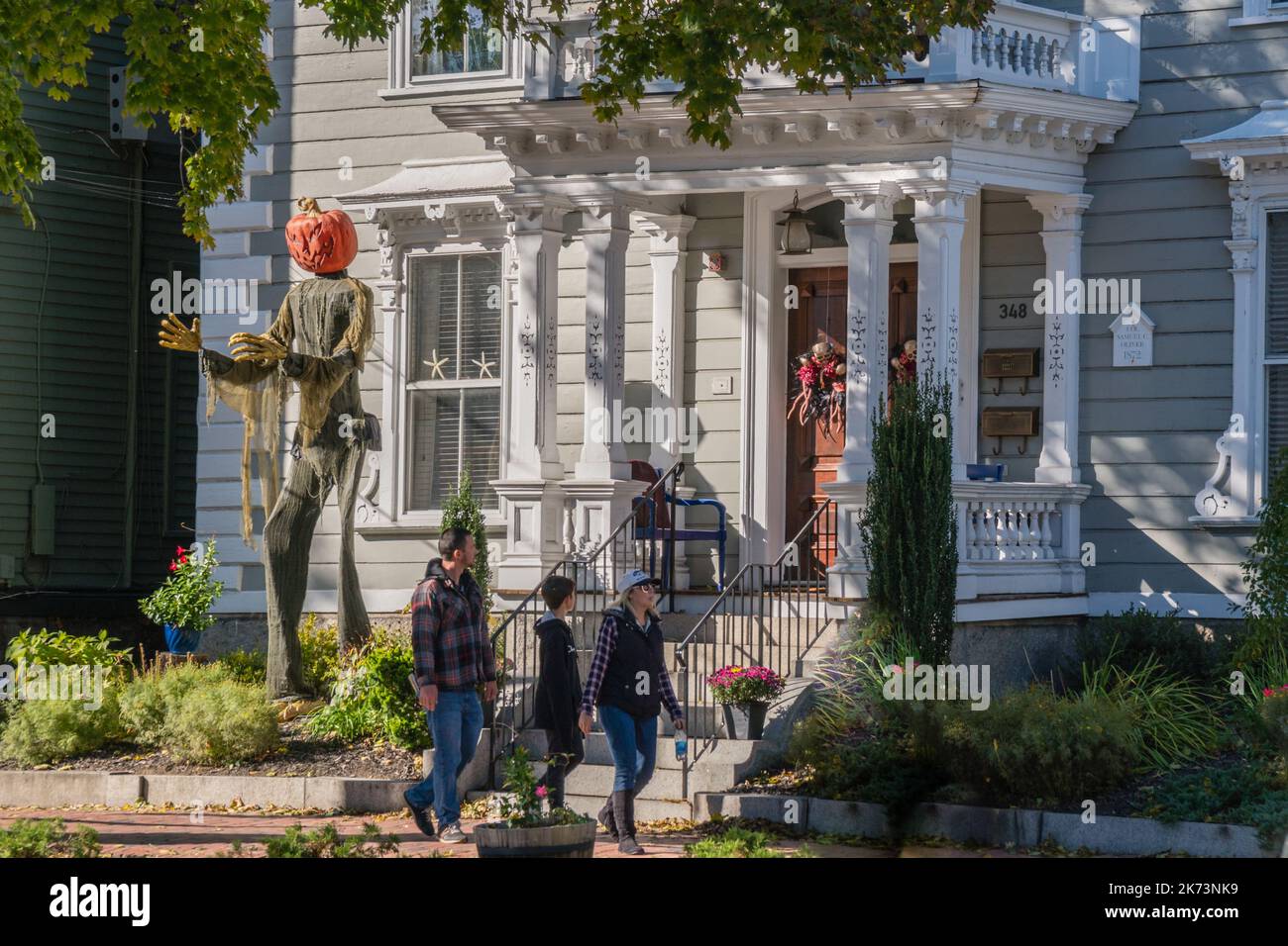 Salem, MA, US-October 9, 2022: The annual Haunted Happenings event held ...