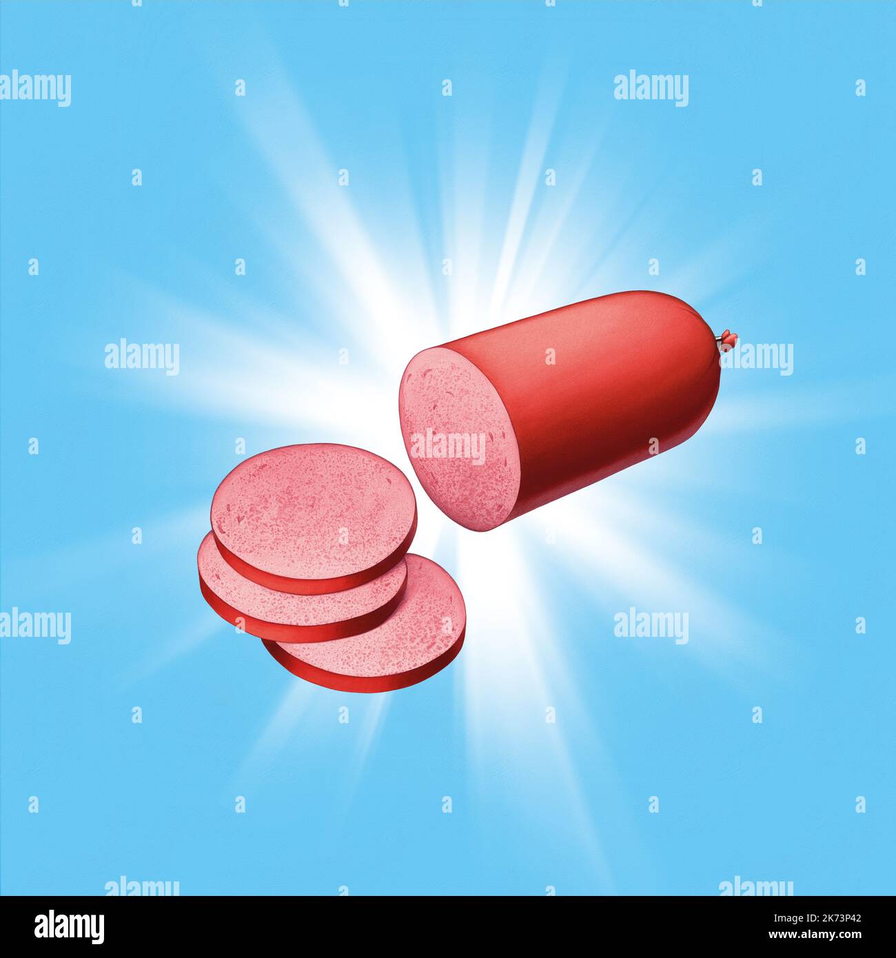 Lyoner wurst hi-res stock photography and images - Alamy