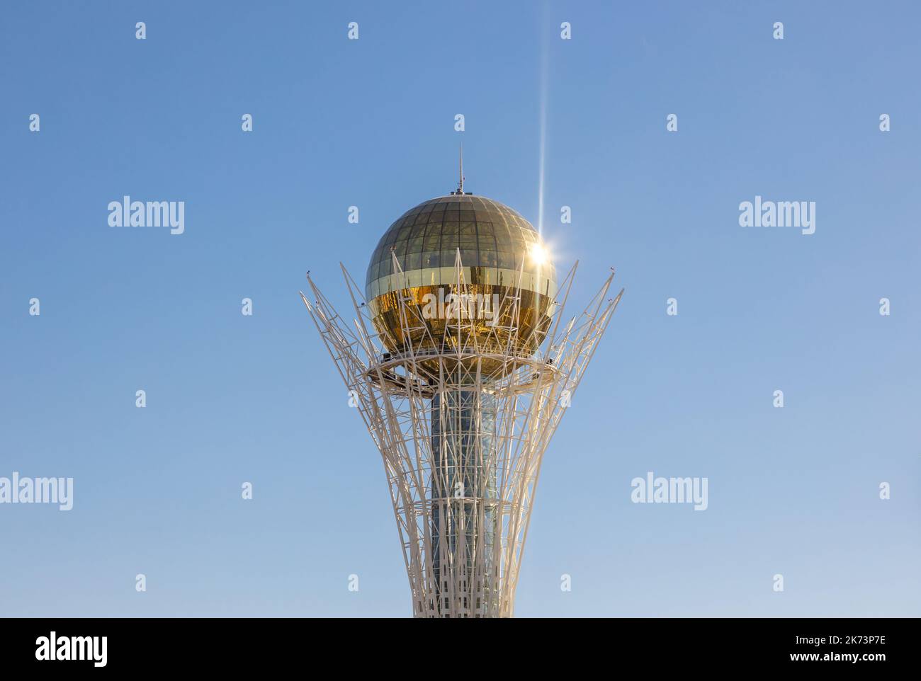 October 15, 2022 Astana, Republic of Kazakhstan: Landmark of the city ...