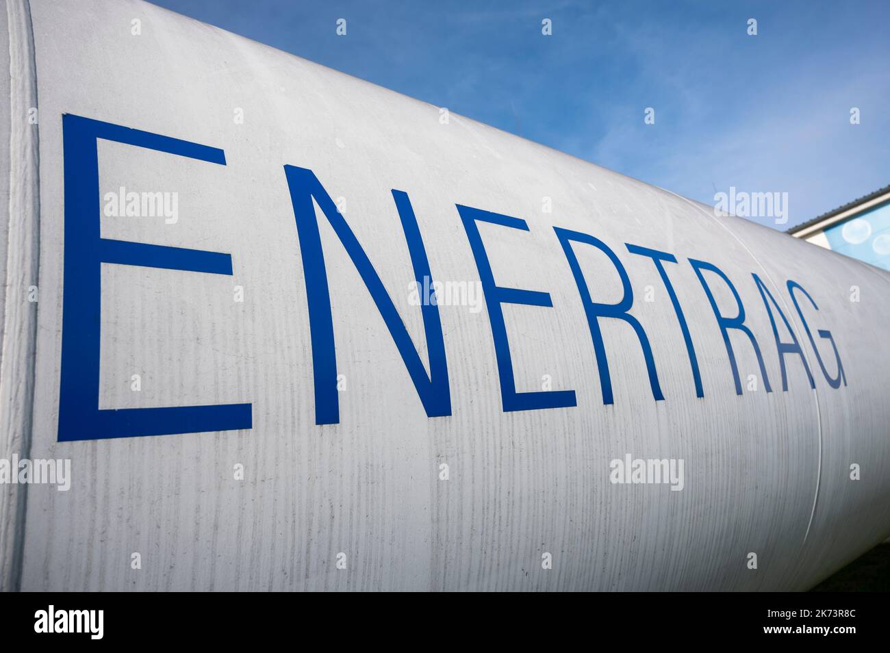 Prenzlau, Germany. 17th Oct, 2022. A hydrogen container with the ...