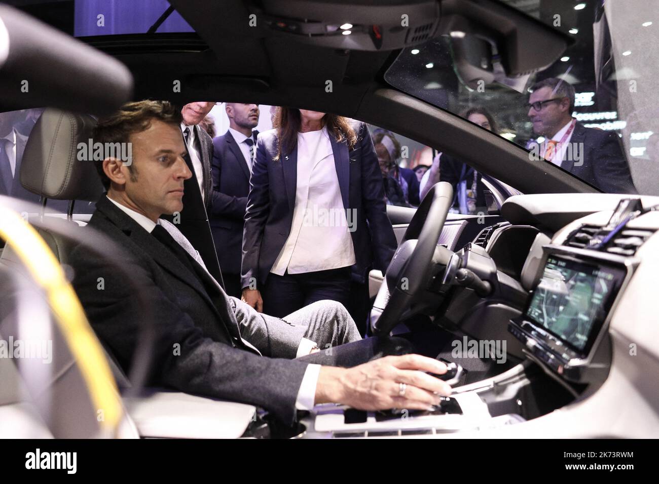 Paris, France. 17th Oct, 2022. French President Emmanuel Macron at the ...