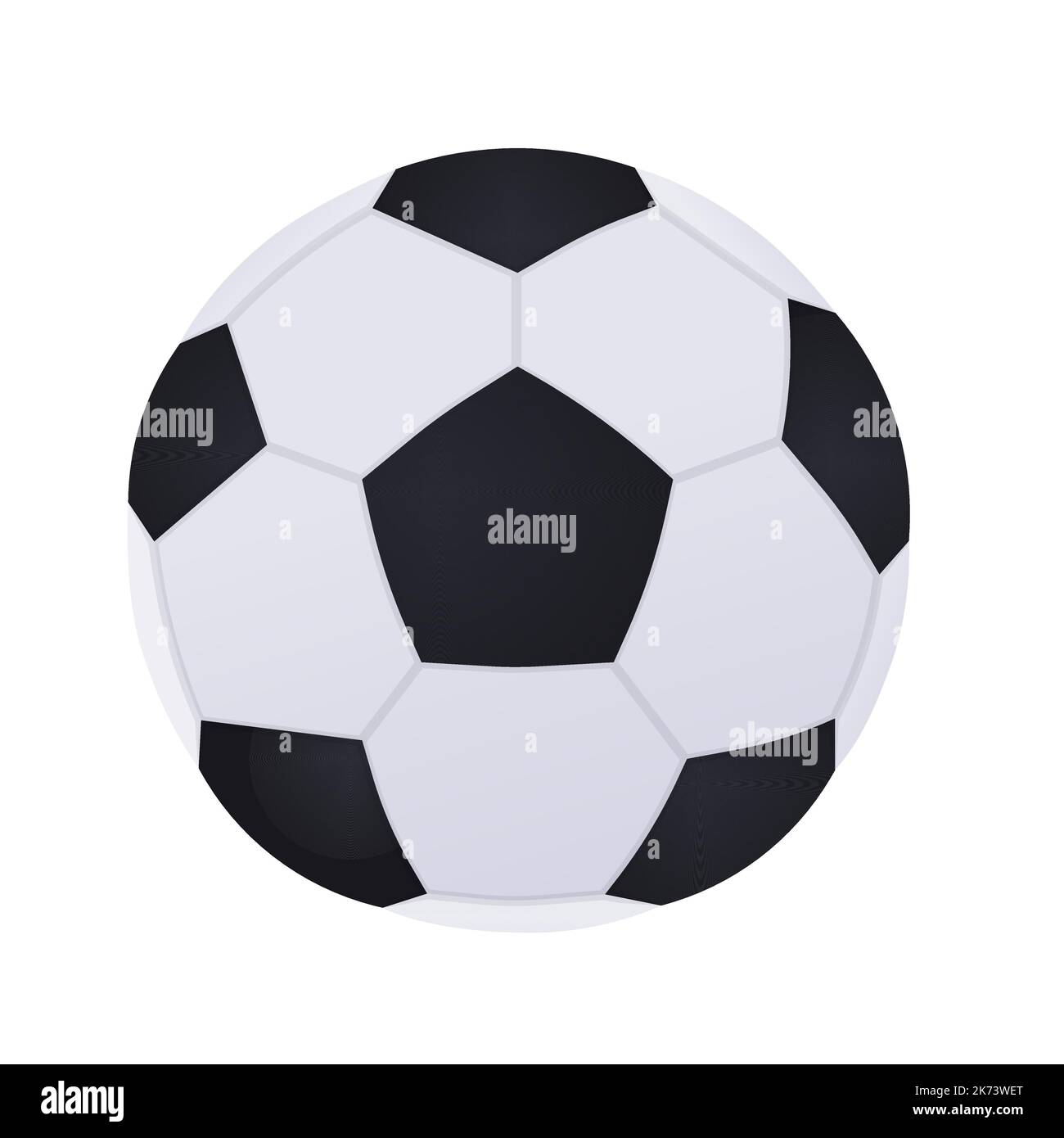 Soccer ball - modern flat design style single isolated image Stock ...
