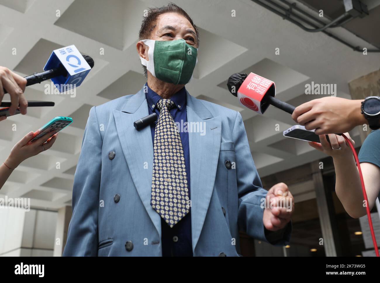 Kwok Cheuk-kin speaks to the media on the final appeal over the ...