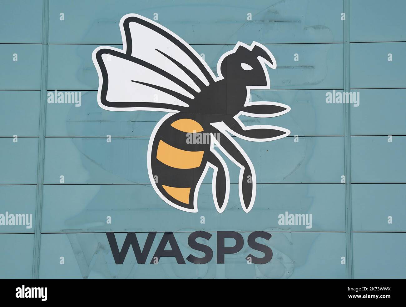 The Wasps emblem outside the Coventry Building Society Arena in ...