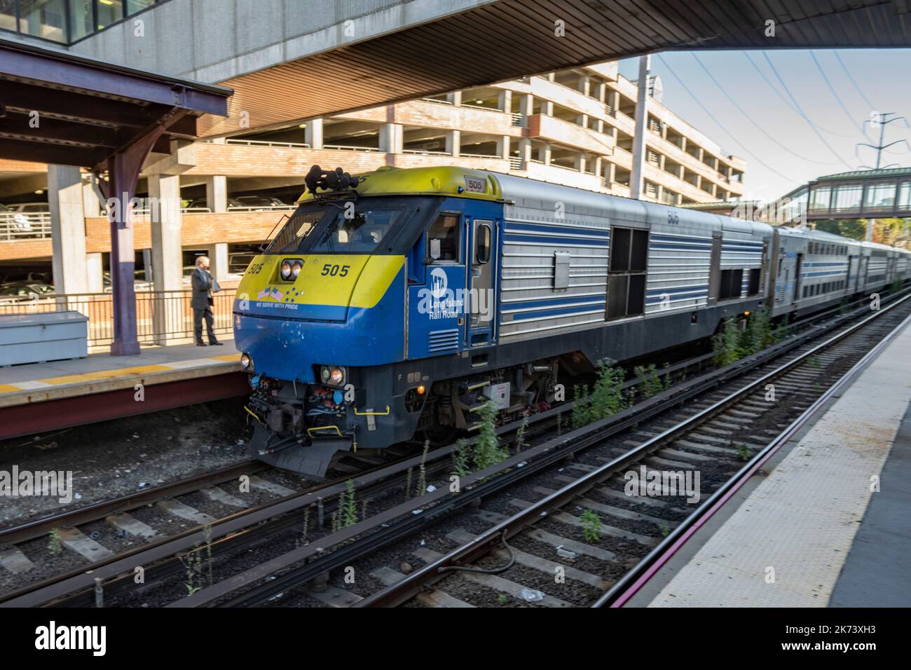 Huntington Station, New York, USA. 21st Sep, 2022. A diesel train car ...