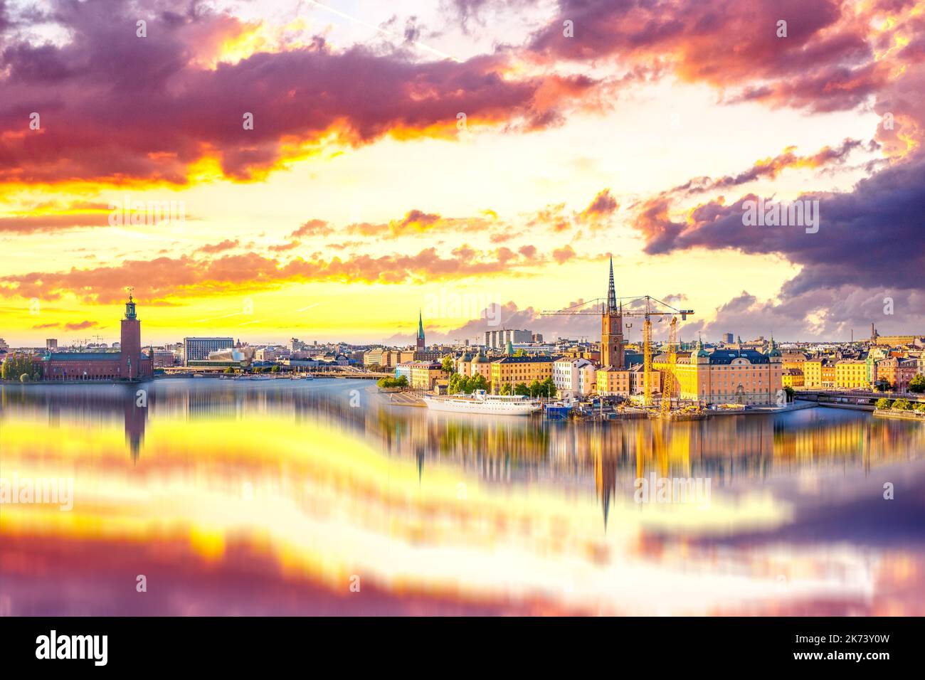 Panorama View over Stockholm, Sweden Stock Photo - Alamy