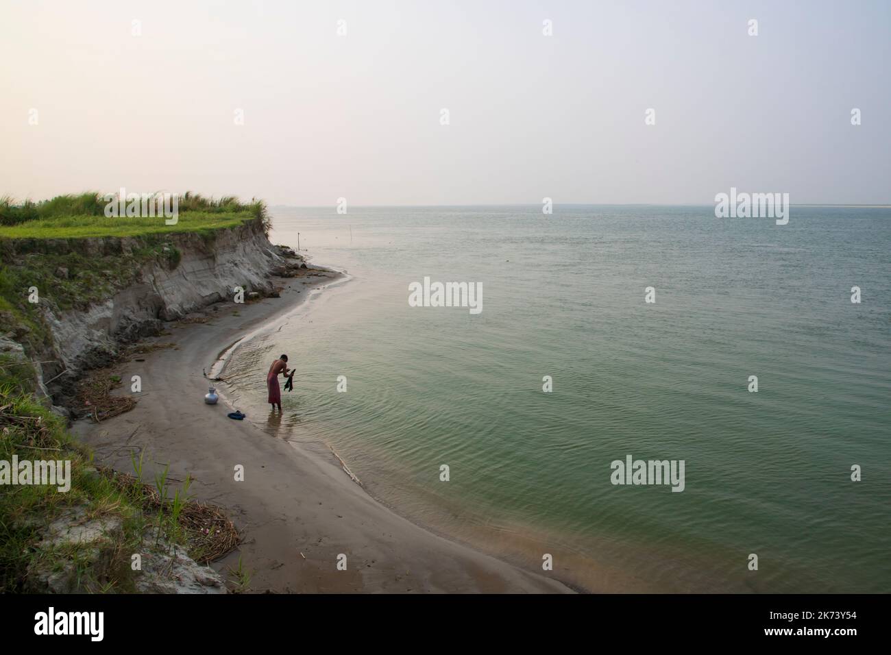 Beautiful landscape view of Padma river in Bangladesh Stock Photo - Alamy